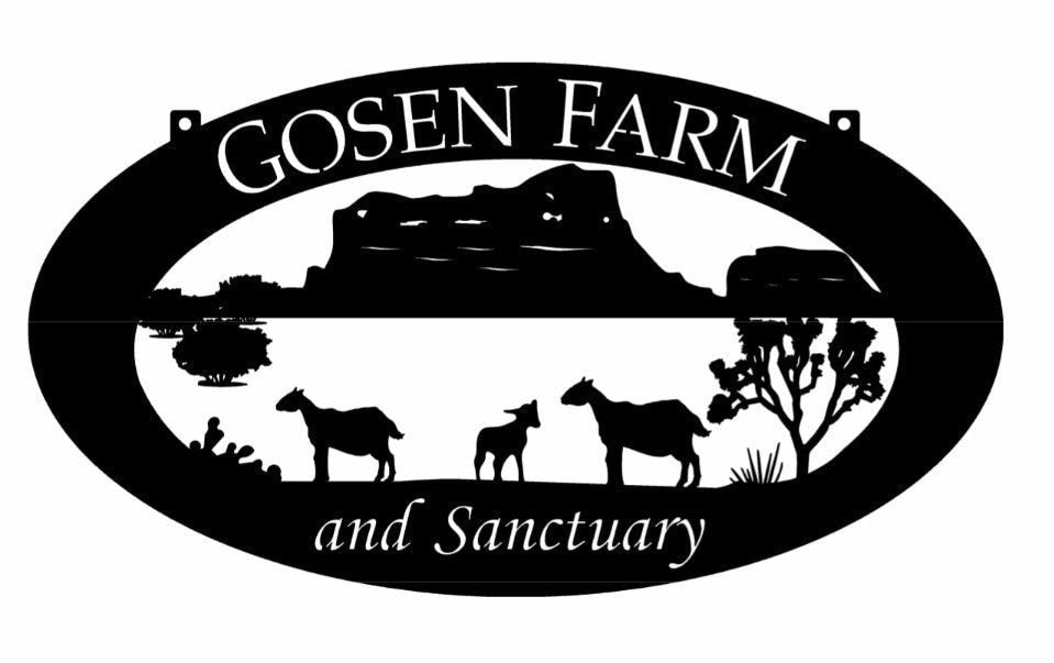 Metal Southwestern Sign With Goats Desert Silhouette Southwest Goat Si ...