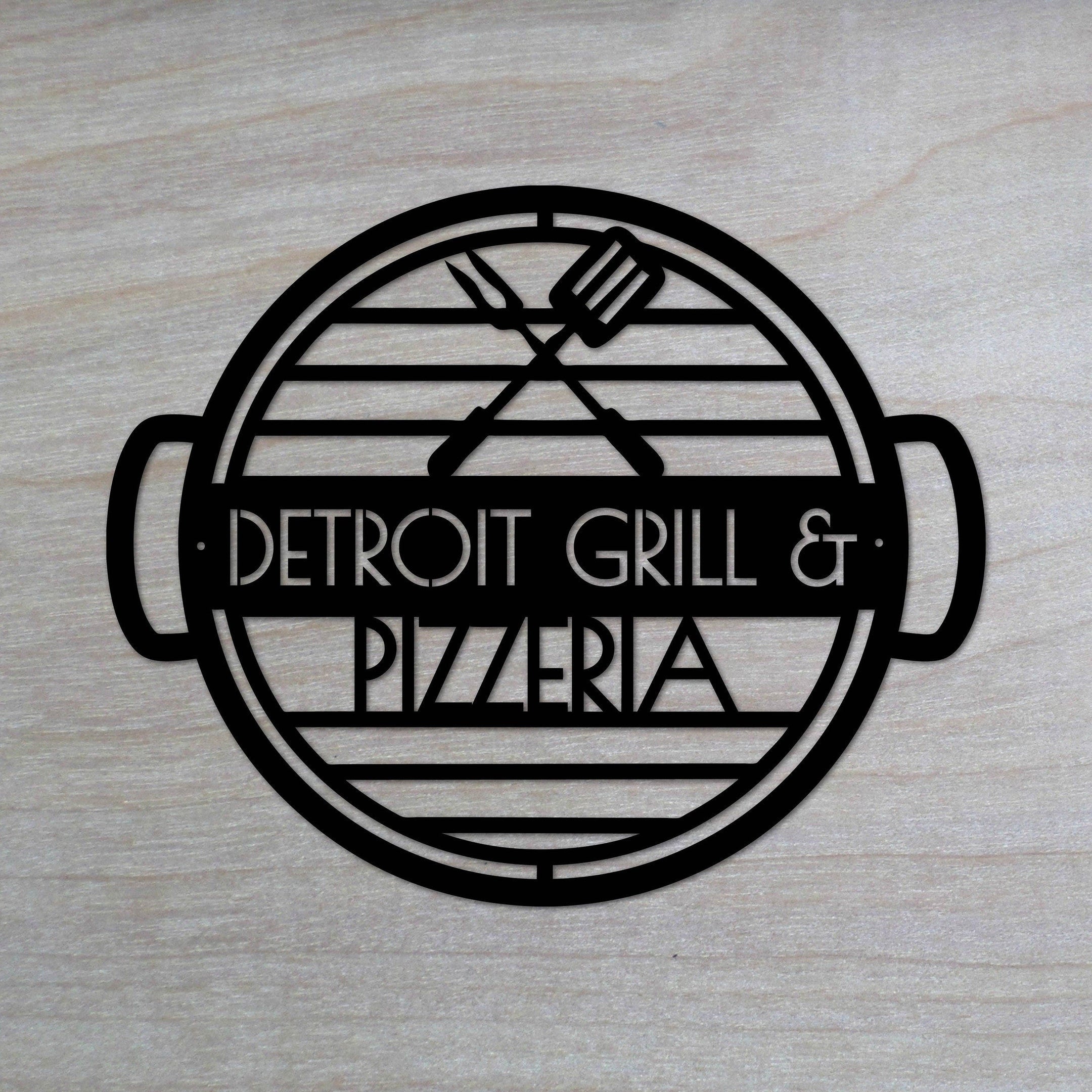 Laser Cut Metal Bbq & Grill Sign Personalised Bbq Grill Sign Custom Bb ...